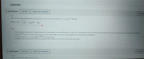 solved write the two dimensional delta function for the