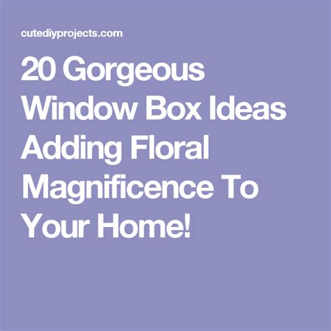 20 Gorgeous Window Box Ideas Adding Floral Magnificence To Your Home Window Boxes Lush Green