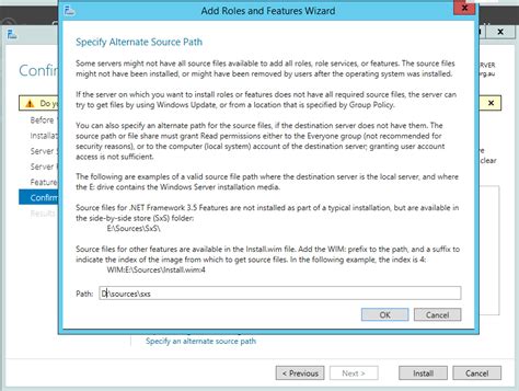 Installing Net 35 On Windows Server 2012 2012r2