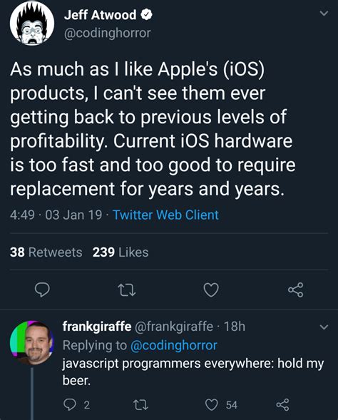 I Say We Make Javascript The Main Programming Language For Ios R