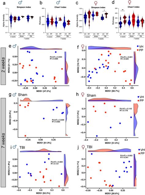 Probiotic Treatment Induces Sex Dependent Neuroprotection And Gut Microbiome Shifts After