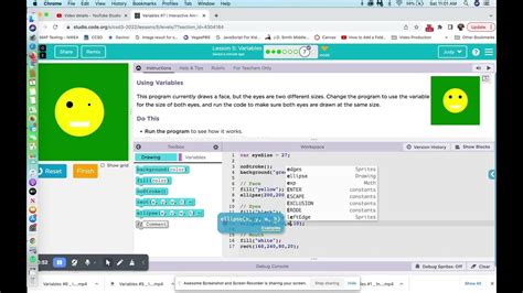 Code Org Lesson 5 Level 7 In Unit 3 Discoveries Youtube