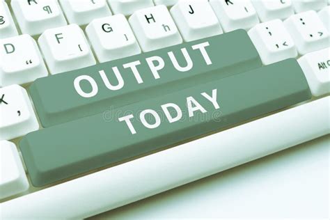 Inspiration Showing Sign Output Business Showcase The Final Result Of Something Or How The Way