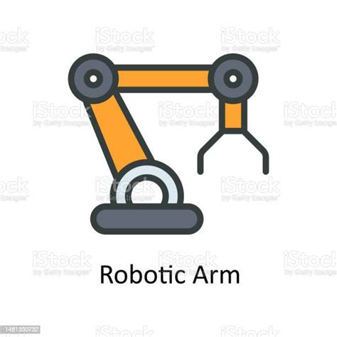 로봇 팔 벡터 채우기 윤곽선 아이콘 간단한 스톡 일러스트 스톡 Performing Arts Event에 대한 스톡 벡터 아트 및 기타 이미지 Performing Arts