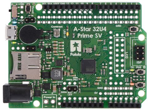 Pololu New Product A Star 32u4 Prime Sv