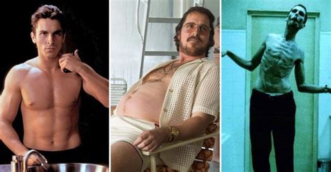 Christian Bale Before After Dark Knight Workout Weight