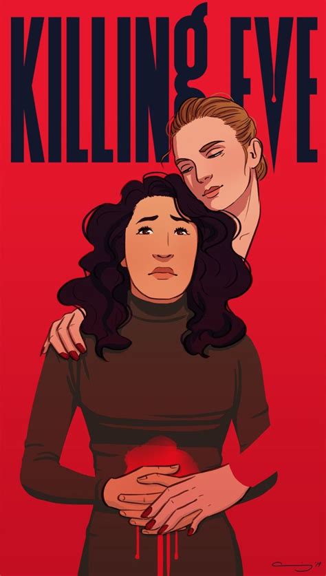 Pin Em Killing Eve Pôsteres De Filmes Pintura De Rosto Ilustrações