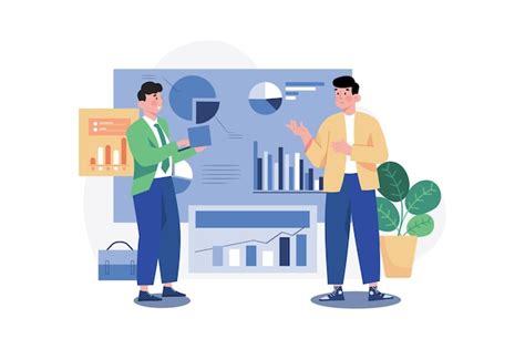 Premium Vector Data Analysis Illustration Concept