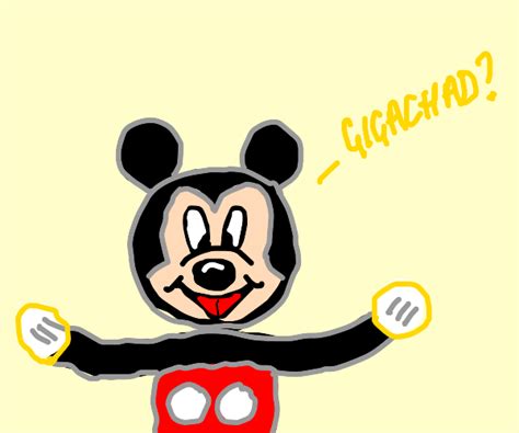 Mickey Mouse Muscles Drawception