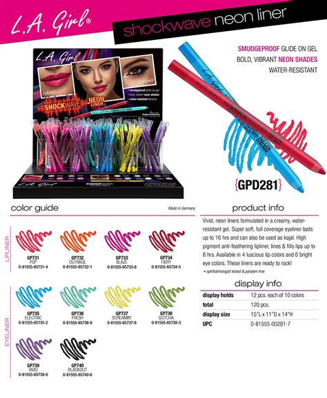 Gpd281 Shockwave Neon La Girl France Pro