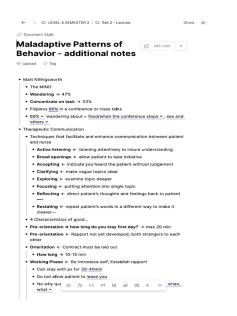 Maladaptive Patterns Pdf