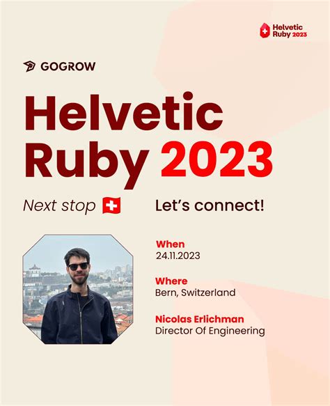 Gogrow On Linkedin Helveticruby Ruby Tech