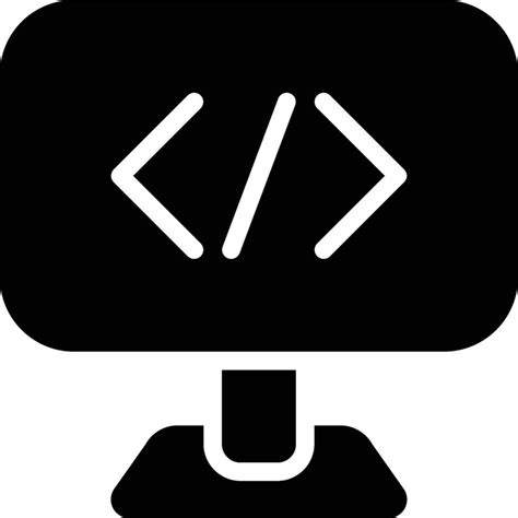 programming coding computer science glyph solid icon 60576515 vector art at vecteezy