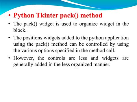 Python Tkinter Gui Part 1ppt