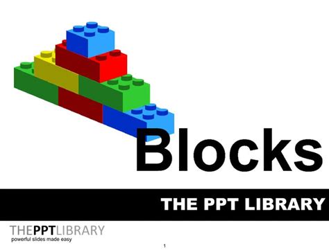 Powerpoint Library Lego Blocks Ppt Slide Deck Marketing Strategy
