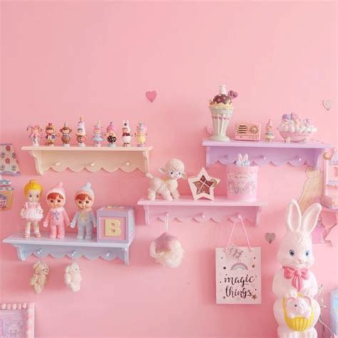 파스텔 리본 벽선반 귀여운 장식품 키덜트 카페 딸 위시버킷