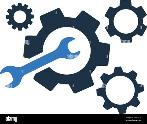 Setting Setup Configuration Optimization Icon Well Organized Simple Vector Illustration