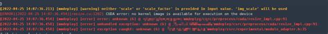 Bug Jetson Nano Cuda Error No Kernel Image Is Available For