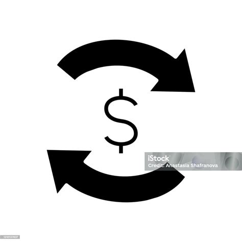 화폐 교환 블랙 아이콘 컨셉 일러스트레이션 벡터 플랫 심볼 글리프 기호 가격에 대한 스톡 벡터 아트 및 기타 이미지 가격 개념 경제 Istock
