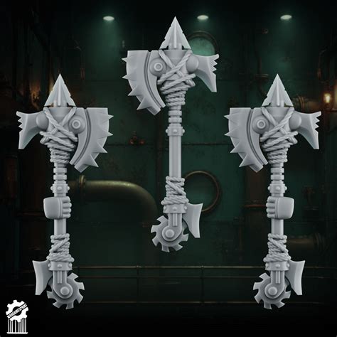 🛰 Leviathan Vanguards Termi Abyssal Axes 3 Variants Supported