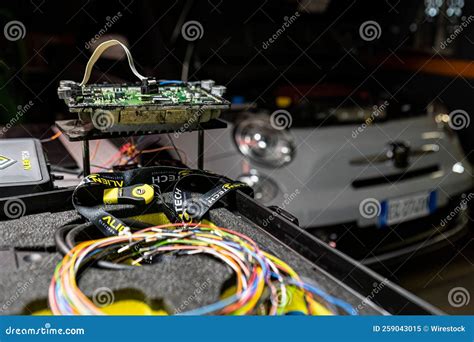 Car Ecu Bench Reading Method Editorial Image Image Of Performance Equipment 259043015