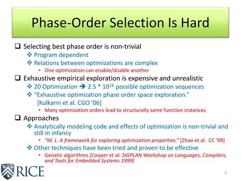 Ppt Efficiently Exploring Compiler Optimization Sequences With Pairwise Pruning Powerpoint