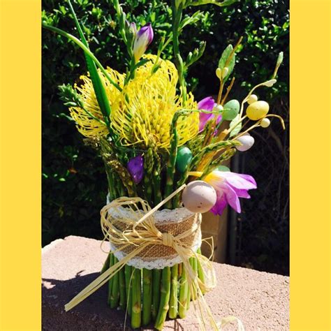 Asparagus Flower Arrangement Easter Arrangement Flower Arrangements