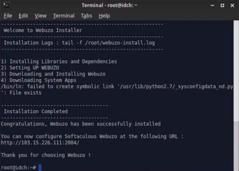 Tutorial Cara Install Panel Webuzo Pada Vps Ubuntu Idcloudhost