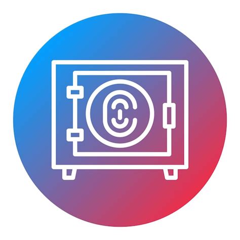 Premium Vector Biometric Safety Box Icon Vector Image Can Be Used For