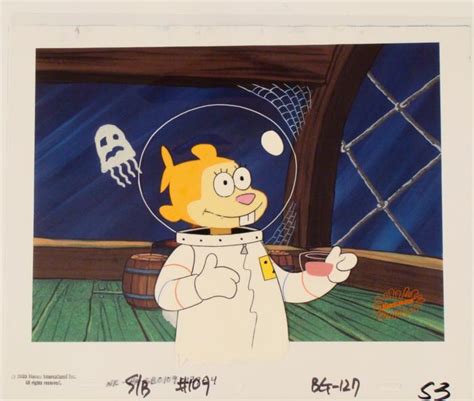Background Spongebob Original Cel Halloween Production