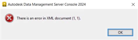 There Is An Error In Xml Document 1 1 During Vault Restore