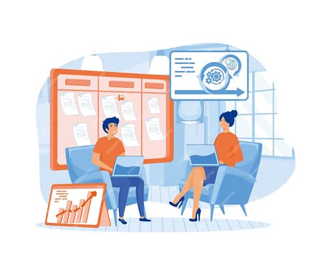 Scrum Framework Softwareentwicklungsmethodik Prozessdiagramm