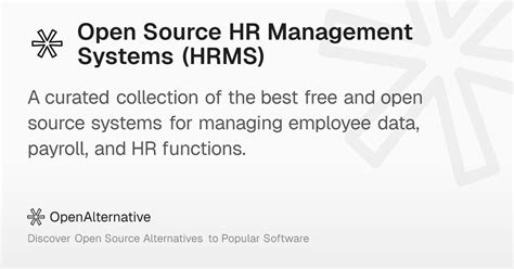 best open source hr management systems hrms 2025