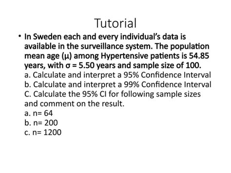 Lecture 6 Estimation In Biostatistics Pptx