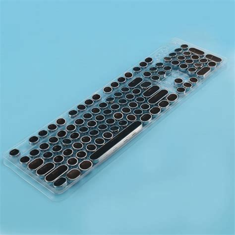 104 Key Retro Round Keycaps Double Lens Diy Typewriter Keycaps For