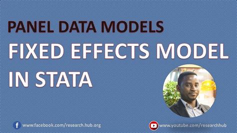 Panel Data 7 Fixed Effects Model In Stata Youtube