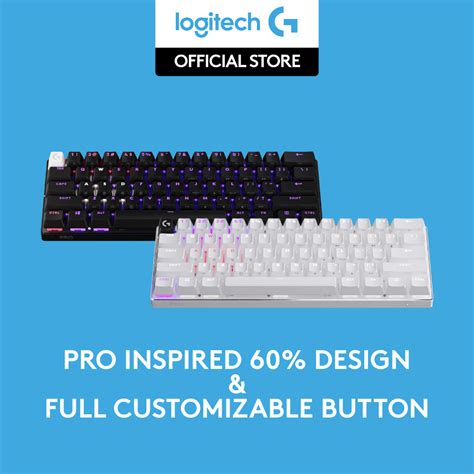 Jual Logitech G Pro X 60 Lightspeed Keyboard Wireless Tactile With