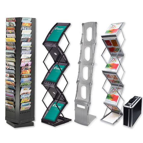 Wall Mounted V Freestanding Brochure Stands Wall Mounted V