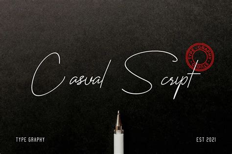 Casual Script Font Free Download And Preview Deefont
