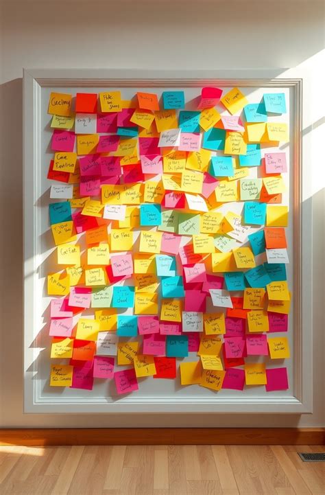 10 Creative Home Decor Ideas Using Sticky Notes Easy Ideas For You