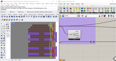 Honeybee Daylight Simulation Grid Row Ladybug Tools Ladybug Tools Forum