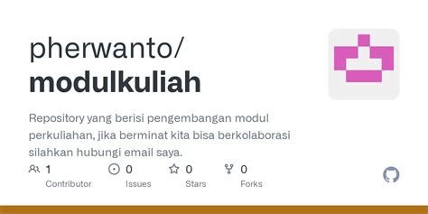 Modulkuliahoop Javamodul 1 Pendahuluanpdf At Main · Pherwantomodulkuliah · Github