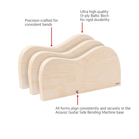 Bending Forms For Acoustic Side Bending Machine Stewmac