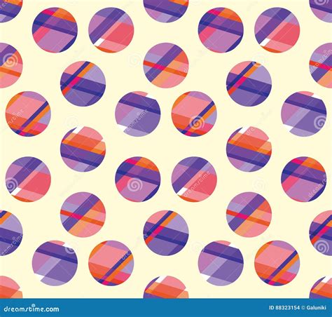 Concept Modern Polka Dot Seamless Pattern Stock Vector Illustration Of Pink Circle 88323154