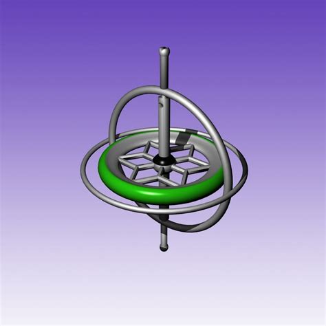 3d Model Gyroscope Toy