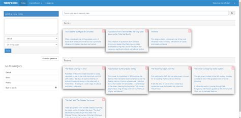 modernizing the internals of an old notes taking app