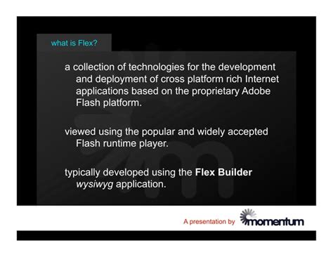 Adobe Flex PPT