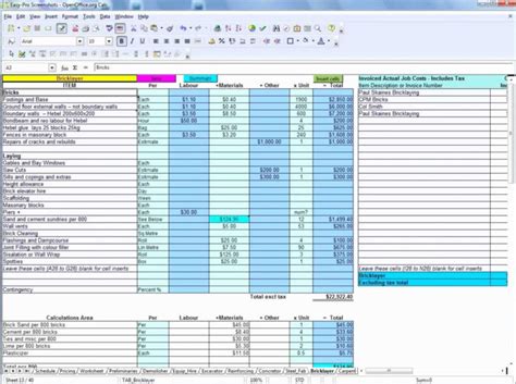 Steel Fabrication Estimating Spreadsheet Intended For Steel Estimating Spreadsheet Structural