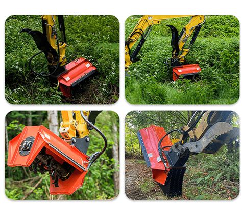 Excavator Brush Cutter Flail Mower Forestry Mulcher Lawn Mower For Sale