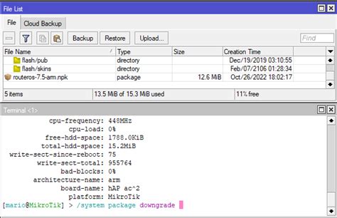 Discovered Issues And Workarounds On RouterOS Admiral Platform